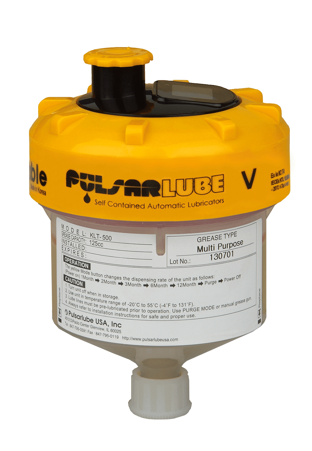 Pulsarlube V 125 - Texas Refinery Of Canada Limited